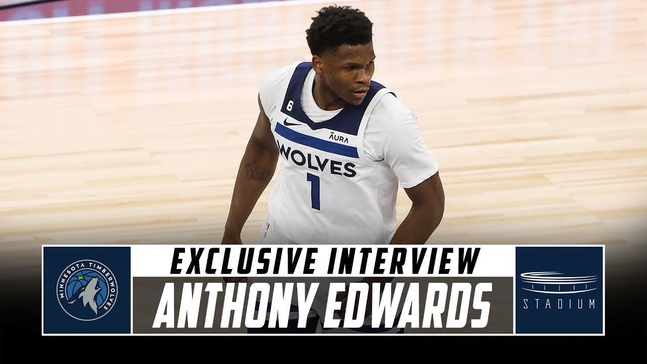 Anthony Edwards Announces Number Change With Shams Charania | Stadium ...