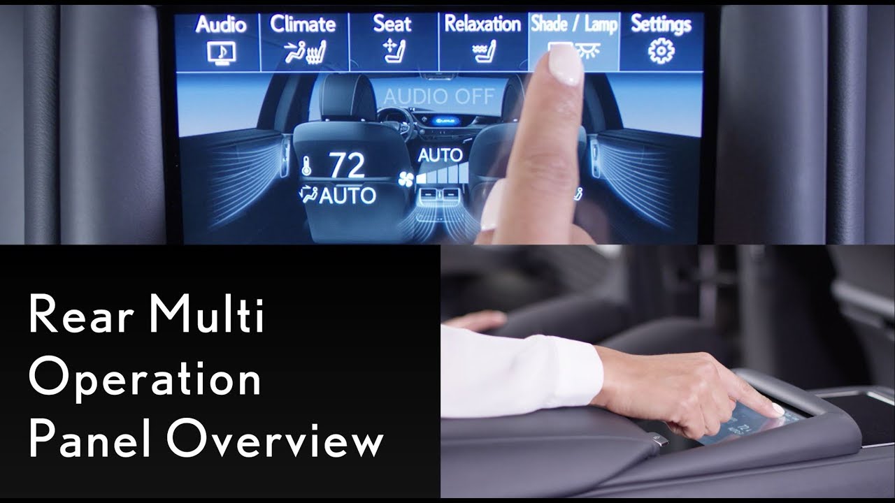 How-To Use the Rear Multi-Operational Panel in the 2019 LS | Lexus ...