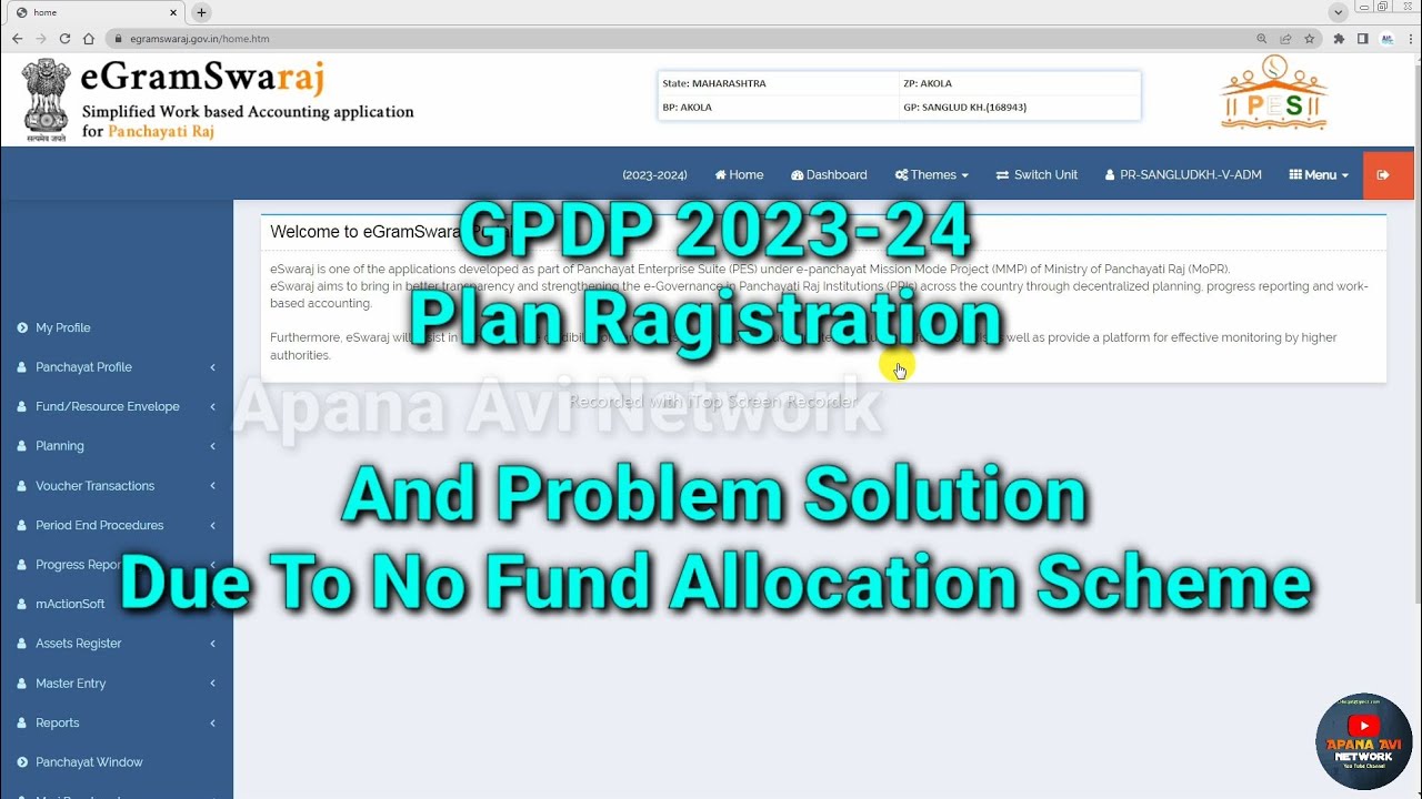 GPDP 2023-24 Panchayat Development Plan | Ragister Plan | Save And ...