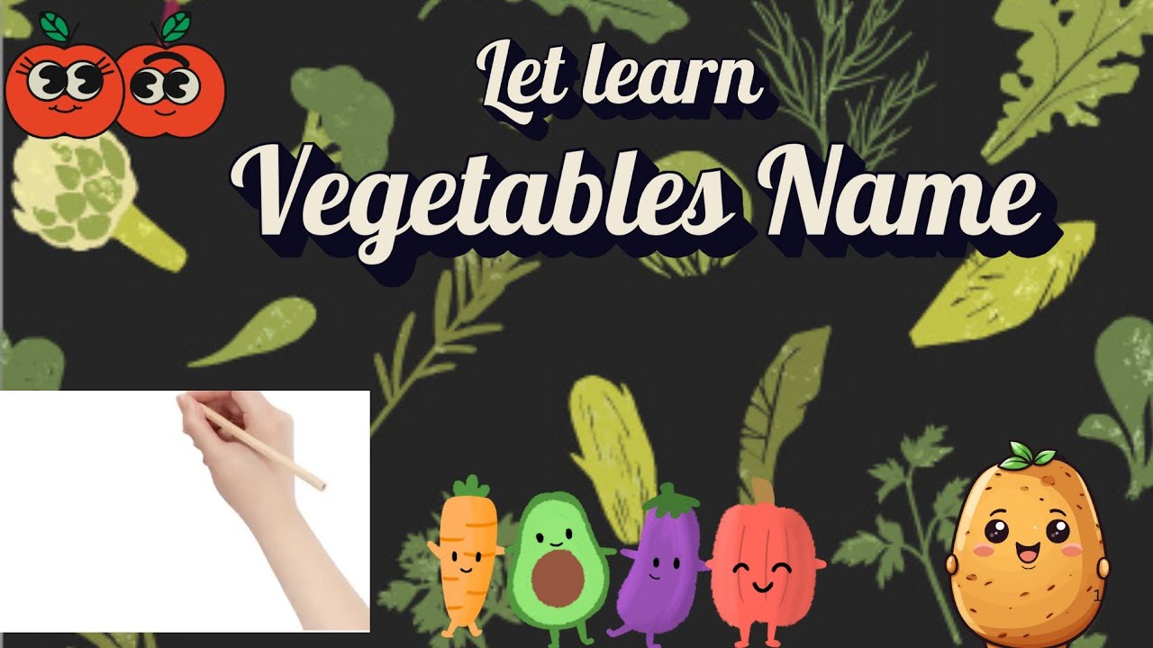 "Fun Vegetable Rhyme for Kids | Learn & Sing with Healthy Veggies ...
