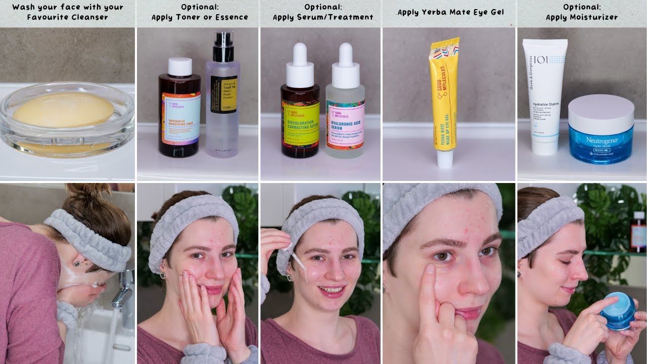 How to use Good Molecules Yerba Mate Wake Up Eye Gel - YouTube