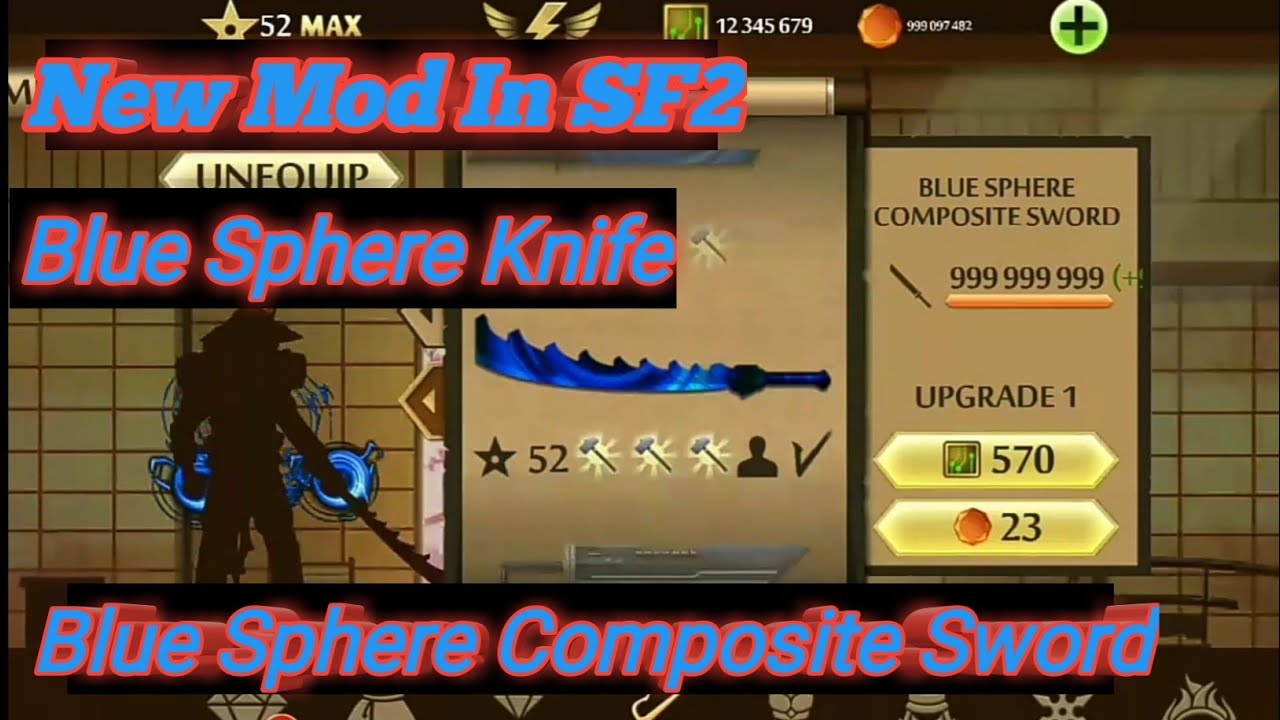 SF2 New Mod - Blue Sphere Knife And Composite Sword Gaming Of Legends ...