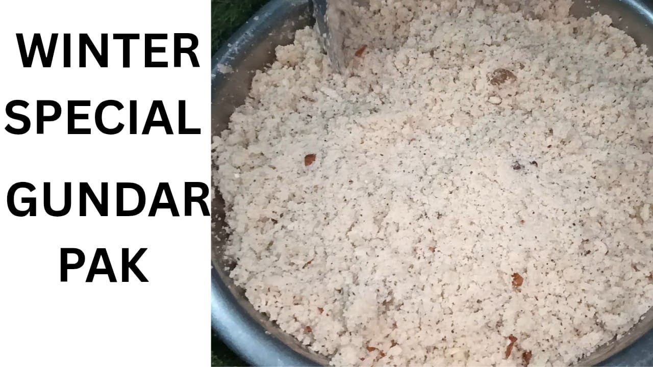 ગુજરાતી ગુંદર પાક | Gundar Pak Recipe |Gujarati Winter Special ...