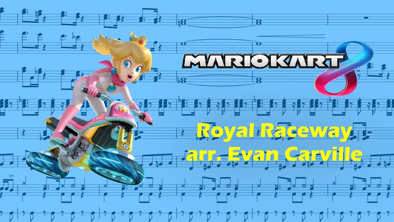 Royal Raceway (from Mario Kart 8) score transcription/remake - YouTube