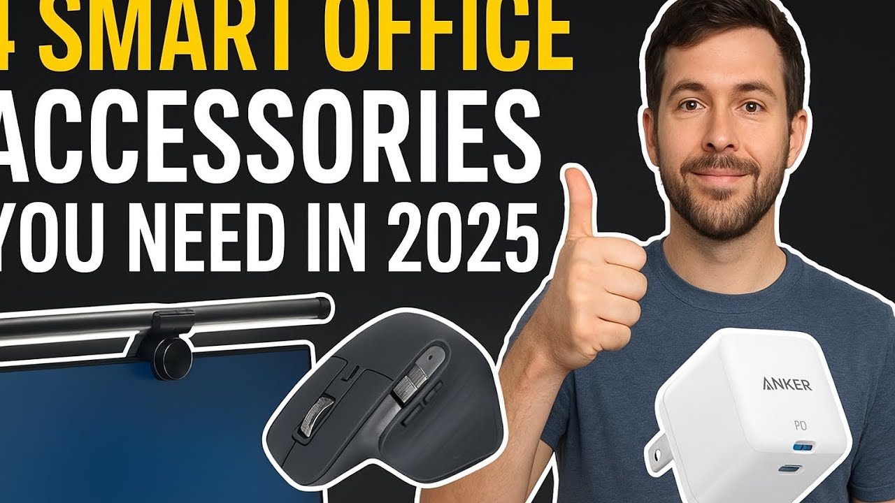 4 Smart Office Accessories You Need in 2025 (Amazon Tech Setup Upgrade ...