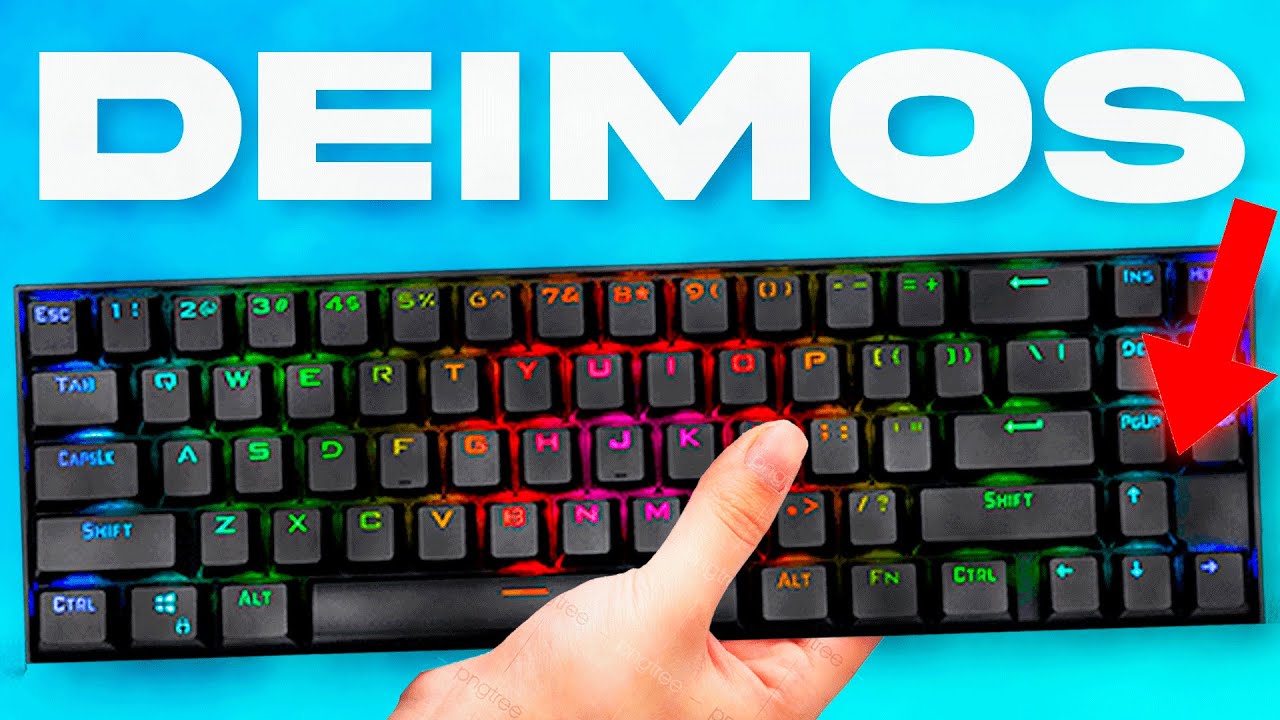¡El Nuevo TECLADO 70% de REDRAGON! Review Teclado DEIMOS K599 - YouTube
