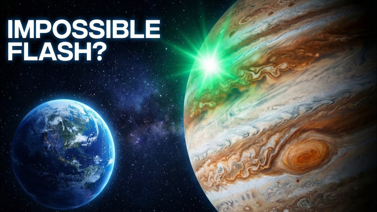 NASA Just Recorded an Impossible Flash on Jupiter - YouTube
