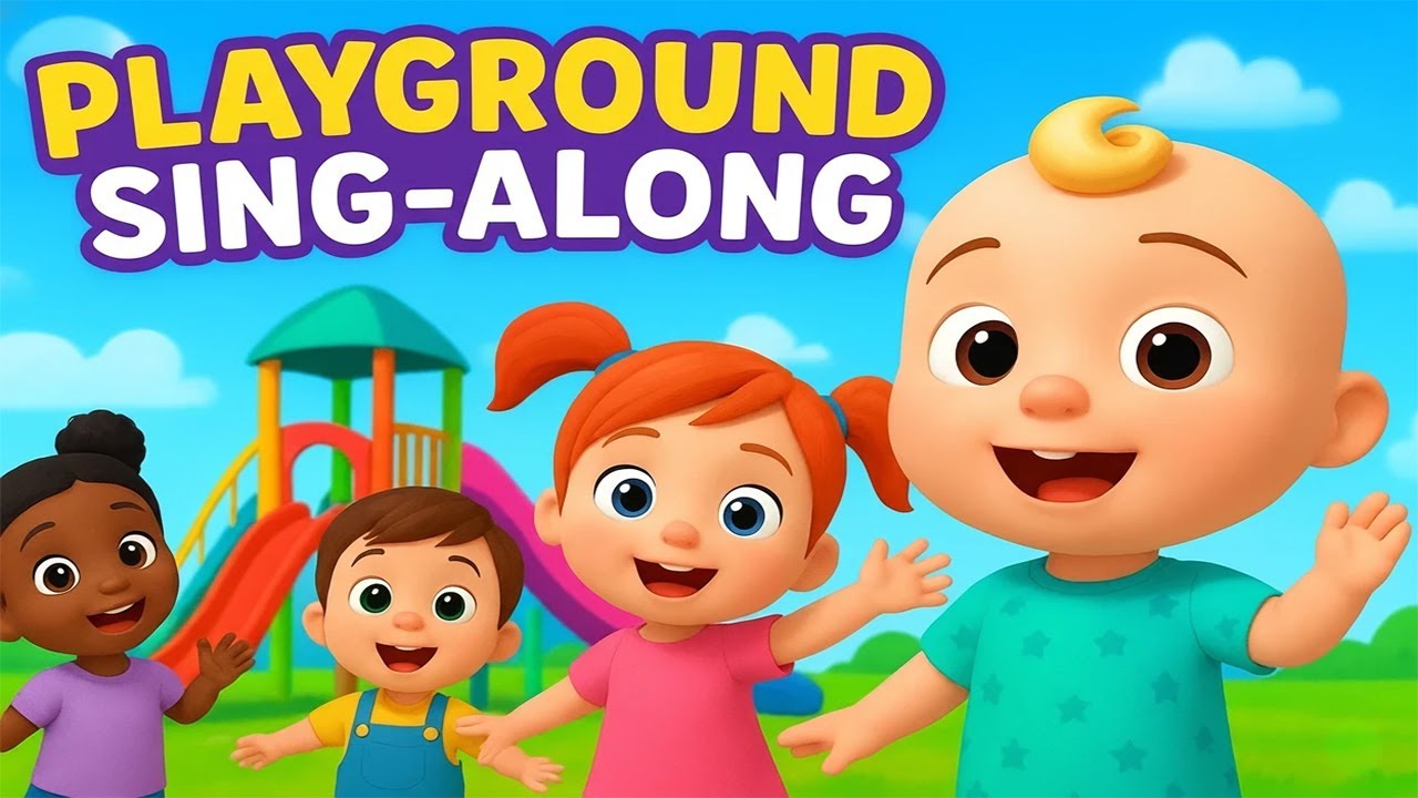 Playground Sing Along Song ! Fun Learning & Dance party for kids ...