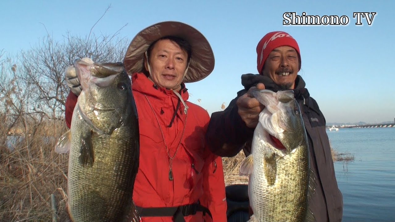 2013/03/12 57-62cm4本!! 春のビッグチャンス到来 午後の部 Bass fishing in Lake Biwa Japan ...