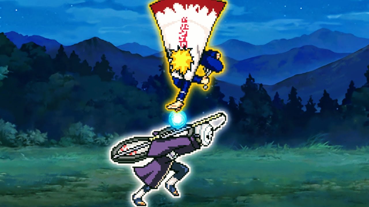 Obito Uchiha Kamui OP(New) VS Yellow Flash Minato in Jump Force Mugen ...