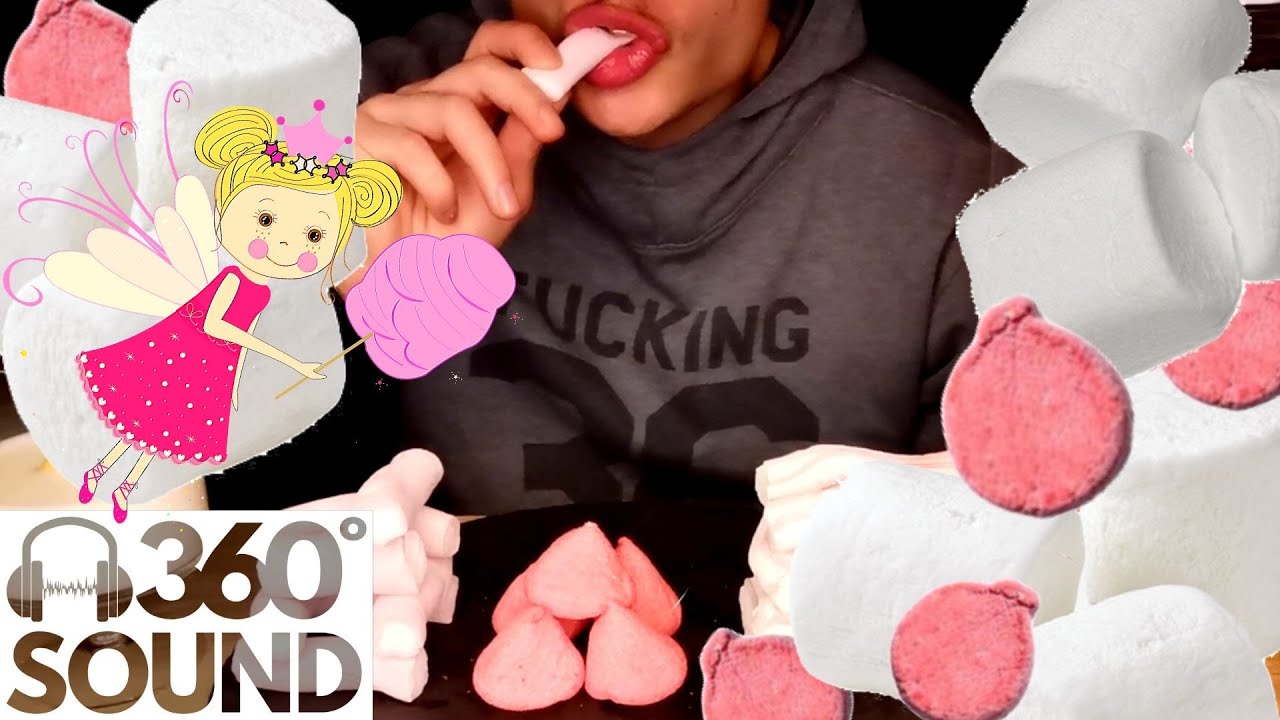 [ASMR EATING] MARSHMALLOWS MUKBANG (NO TALKING) SOFT CRUNCHES EATING ...
