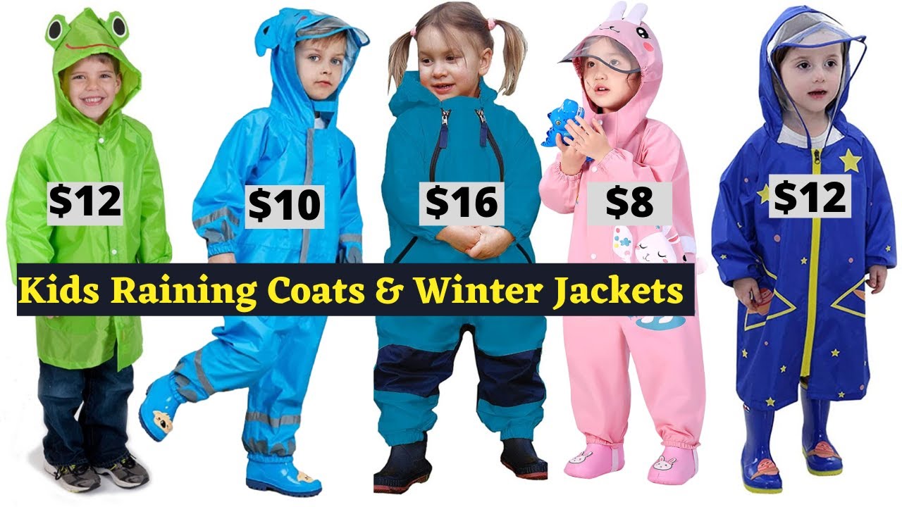 New Winter Jacket kids Rain Coat Varieties Different Type of rain Coats ...