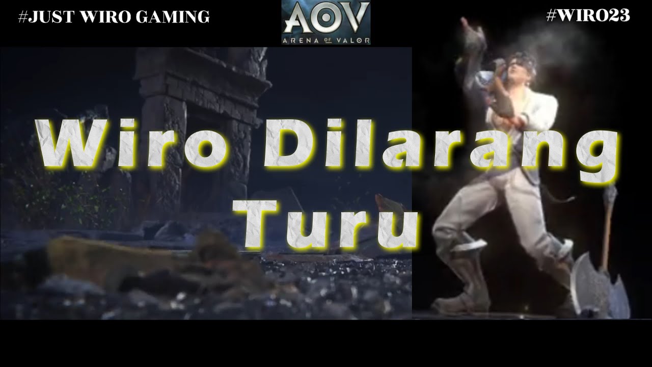 Wiro dilarang Turu. Hero Wiro. AOV Indonesia. Arena of Valor. #Wiro23 ...