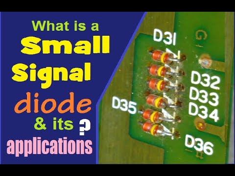 What is a Small Signal Diode & its applications ? - YouTube