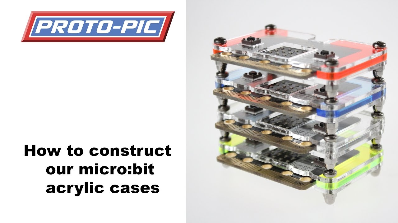 How to make our acrylic case for the micro:bit - YouTube