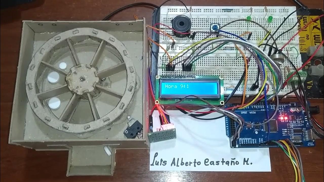 Pastillero Inteligente, programación de alarmas y rueda dispensadora de pastillas mediante ...