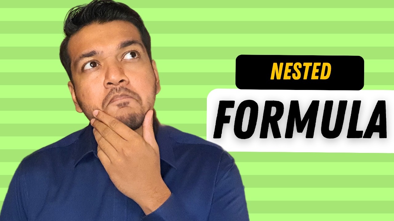 Creating Nested Formulas in Excel (with example cases) - YouTube