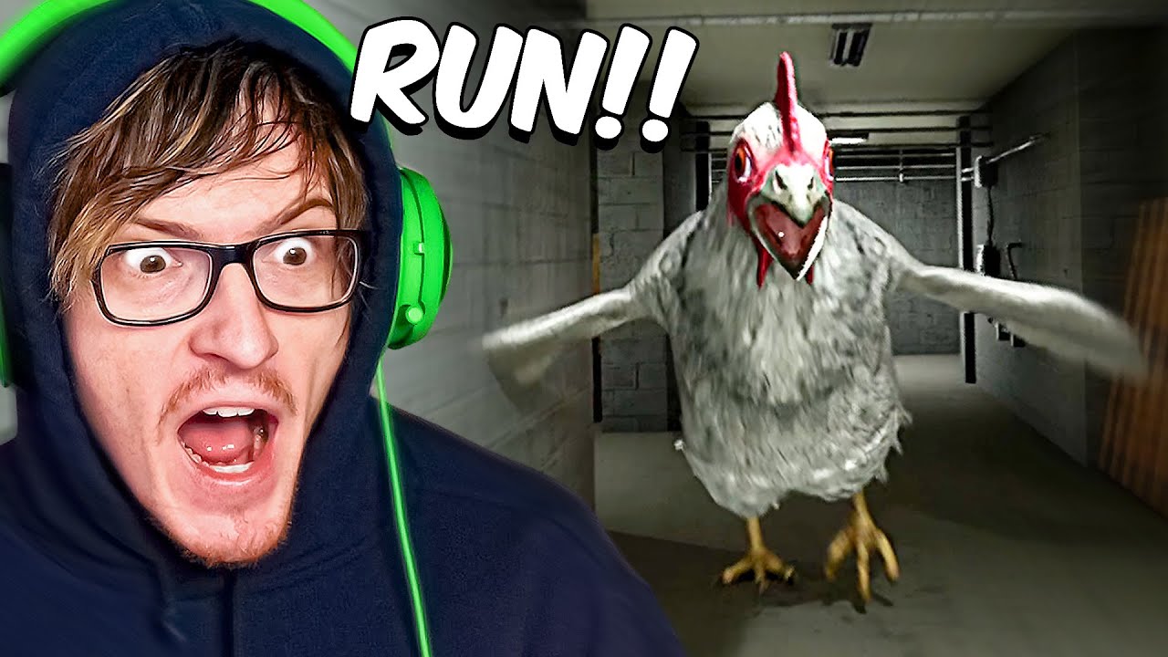 RUN FROM THE BIG CHICKEN HORROR GAME - Chicken Feet - YouTube