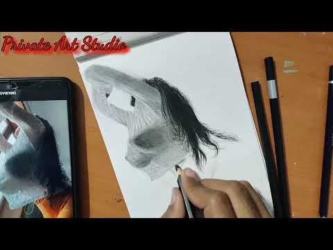 realistic drawing full video of @loukhovanski famous on instagram pencil drawing / pencil / sketch