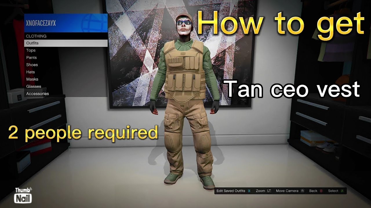 How to get the tan ceo vest in gta 5 online - YouTube