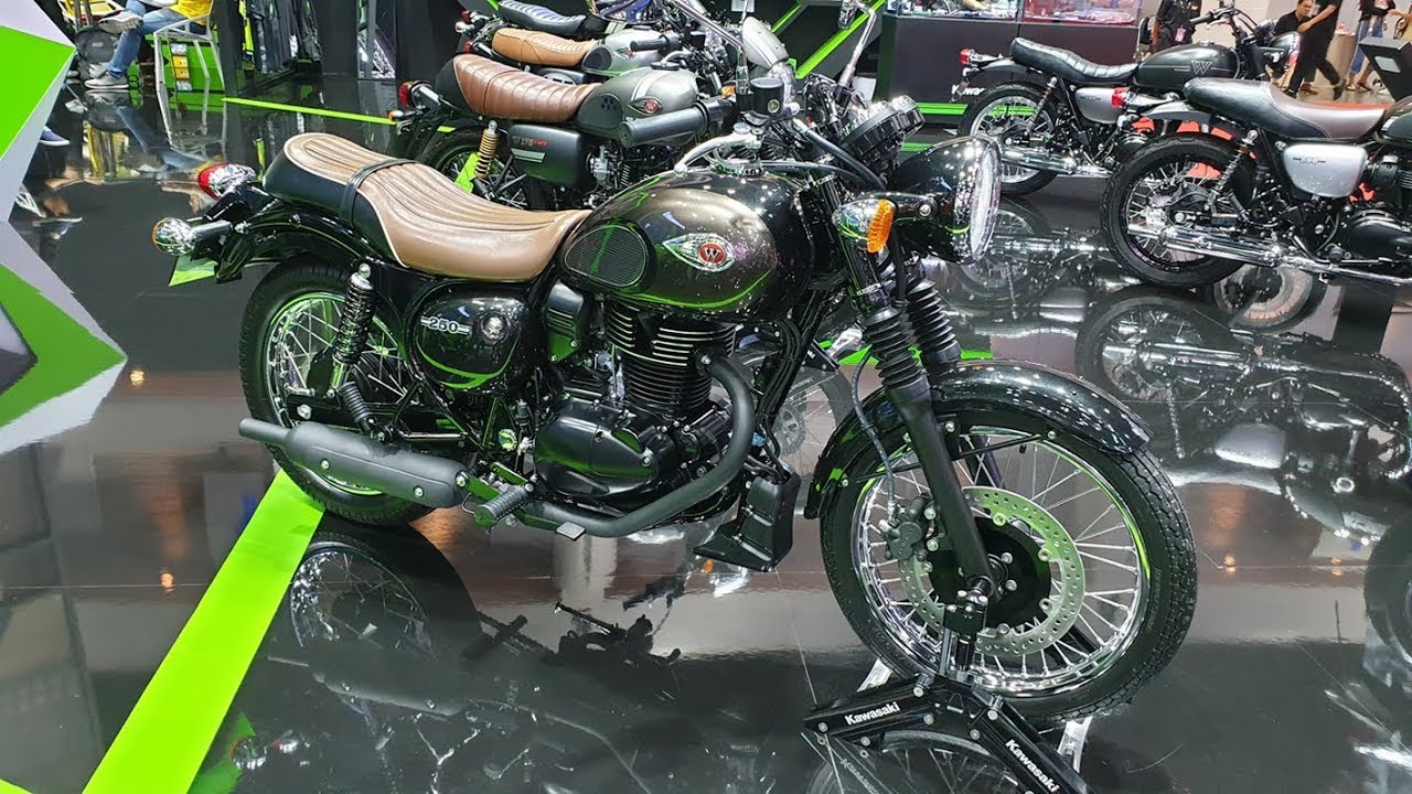 Kawasaki W250 Special Edition | Metallic Spark Black / Brown | - YouTube