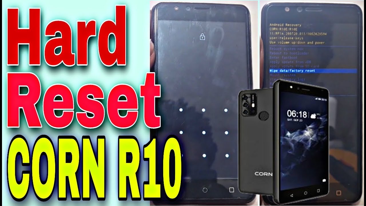 Hard Reset CORN R10, Formatear CORN R10 - YouTube