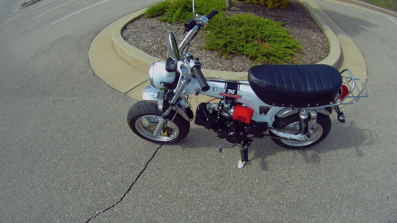 HONDA CT 70 CLONE FIRST RIDE WITH ZS 190 - YouTube