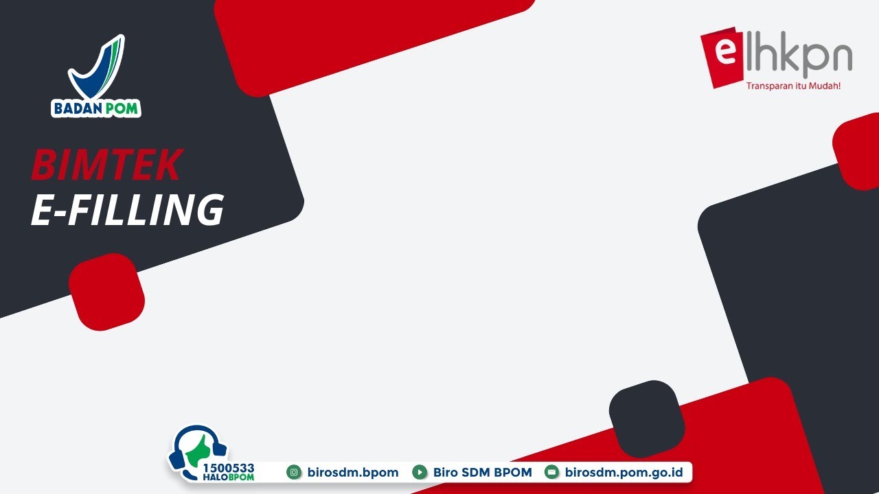 Bimtek E-Filling LHKPN 2023 - YouTube