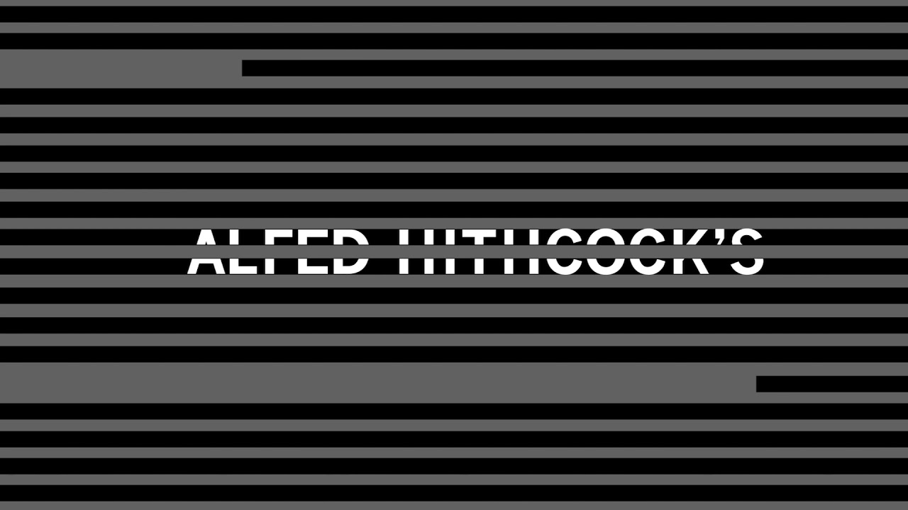 Psycho Title Sequence - Intro For Alfred Hitchcock - YouTube
