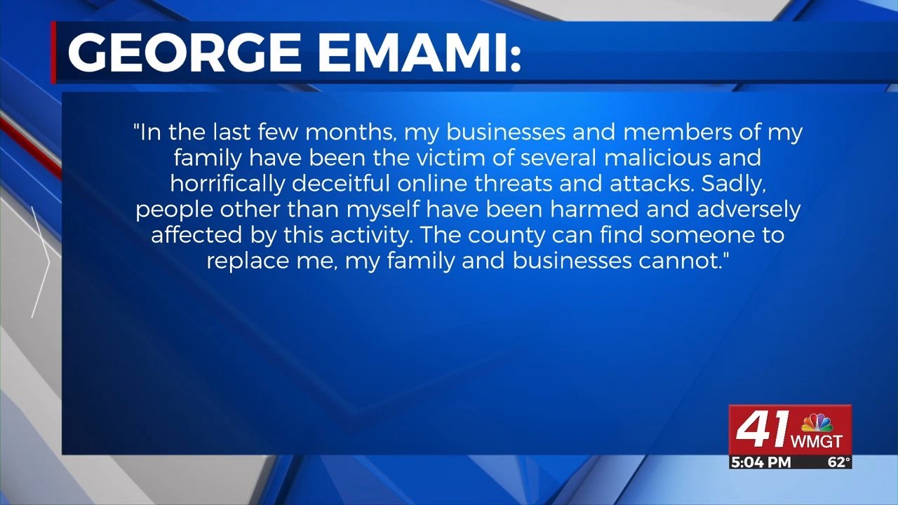 Monroe County Commissioner George Emami resigns - YouTube