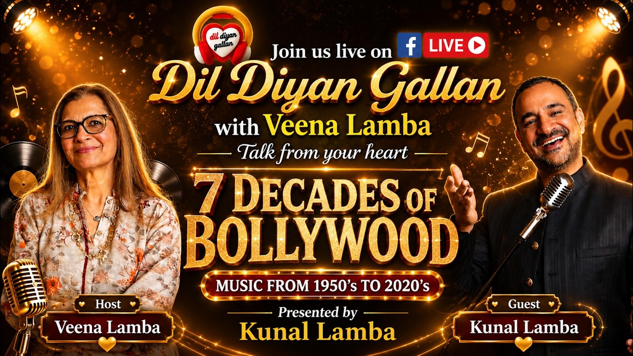 Dil Diyan Gallan with Veena Lamba | Live Musical Journey with Kunal ...