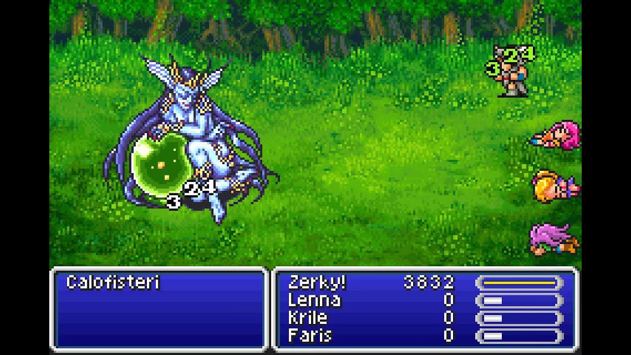 Final Fantasy V - Solo Omniserker: Boss 34 - Calofisteri - YouTube