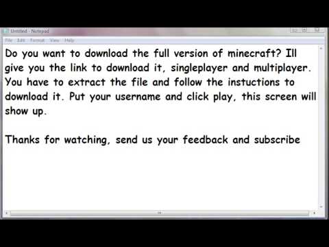 Download Minecraft 1.6.2 Full Version Free - YouTube