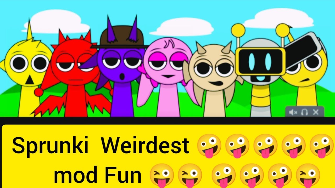 Sprunki weirdest Mod Fun moments 😜😜 | Increditbox Sprunki - YouTube