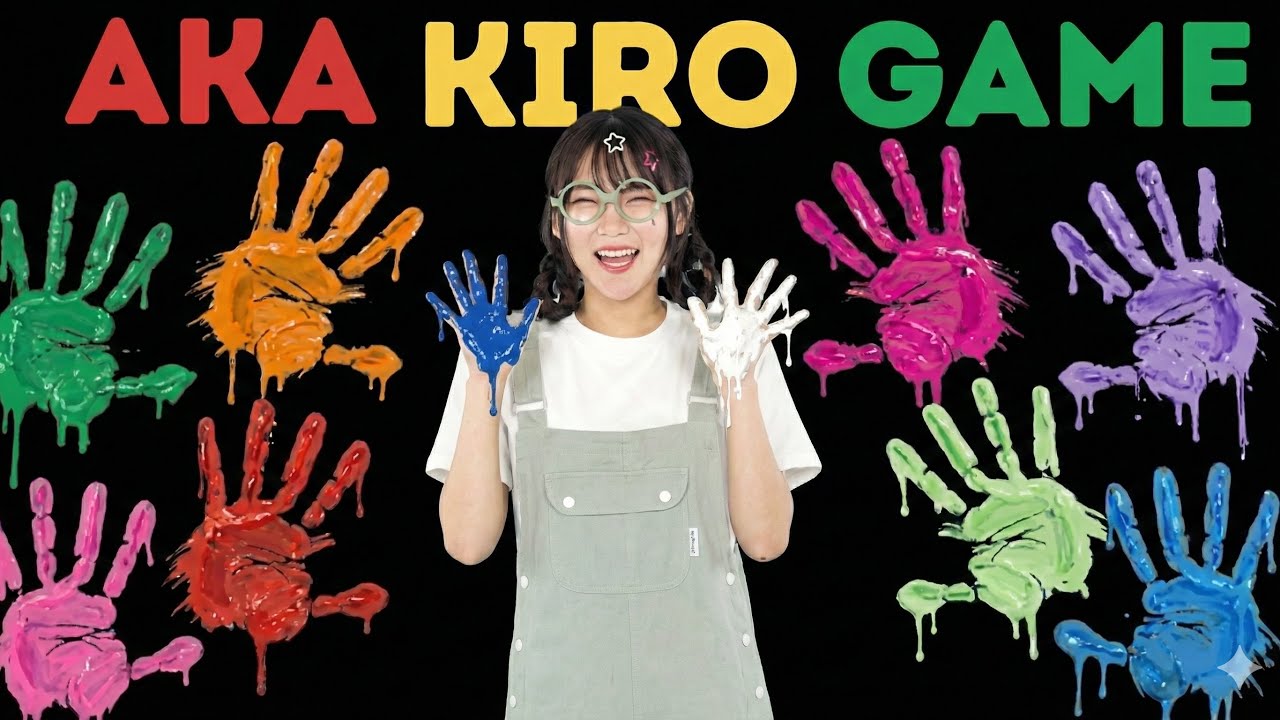 AKA! KIRO! AKA! SHIRO! AO! KIRO! | VIRAL TREND! | Color Mixing ...
