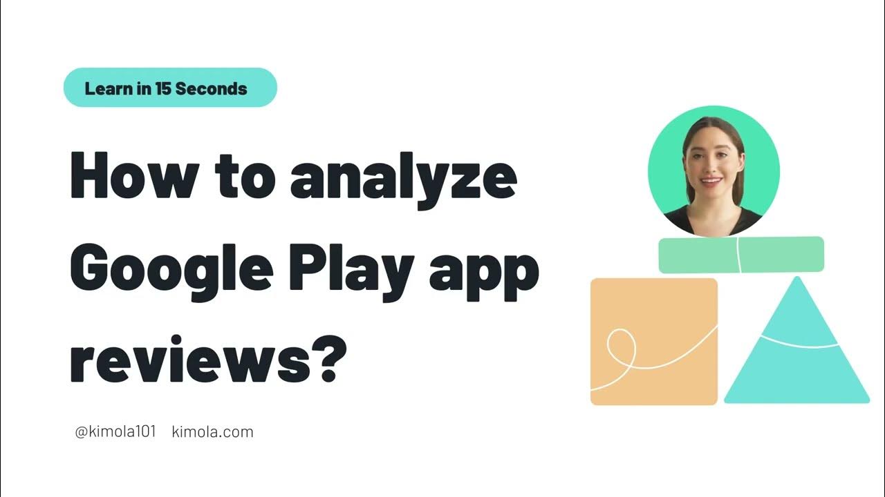 Learn in 15 Seconds: Scrape and Analyze Google Play Reviews - YouTube