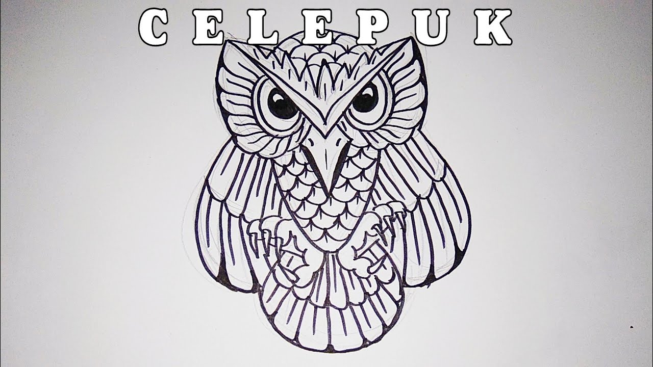 Menggambar Layangan Celepuk || Layang Layang - YouTube