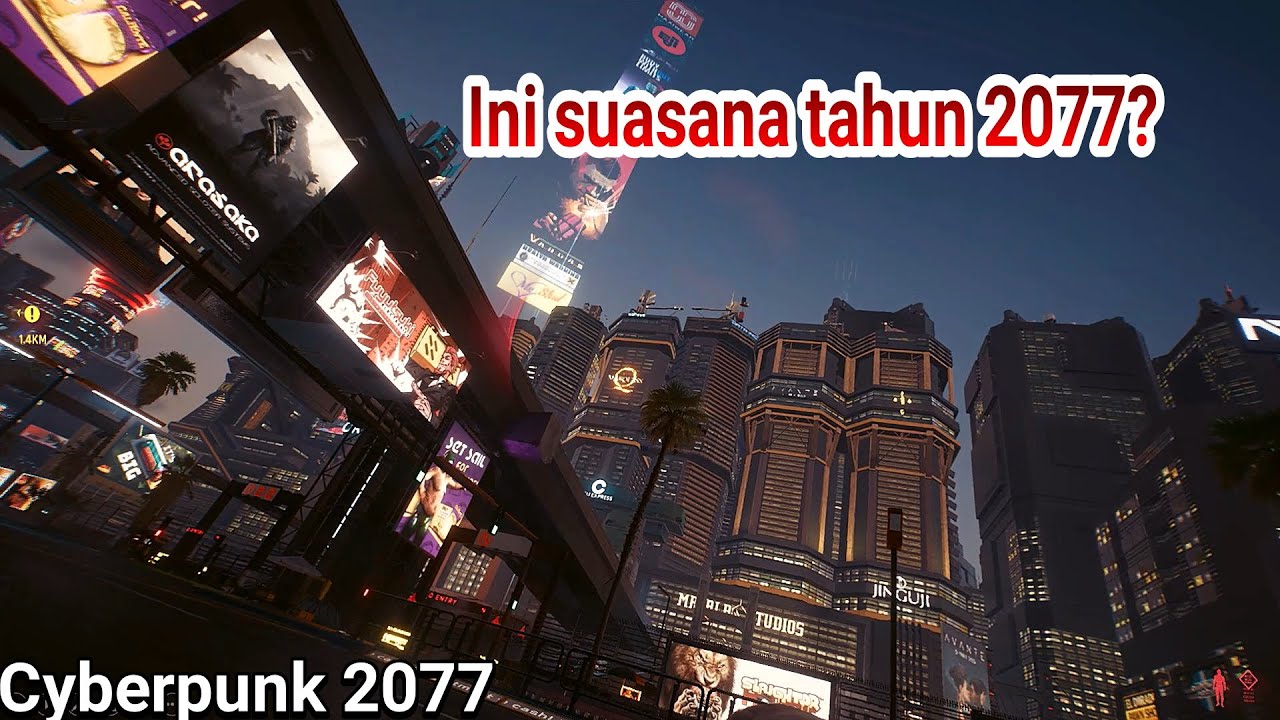 Jalan-jalan sore di tahun 2077 - Night City, California (Cyberpunk 2077 ...