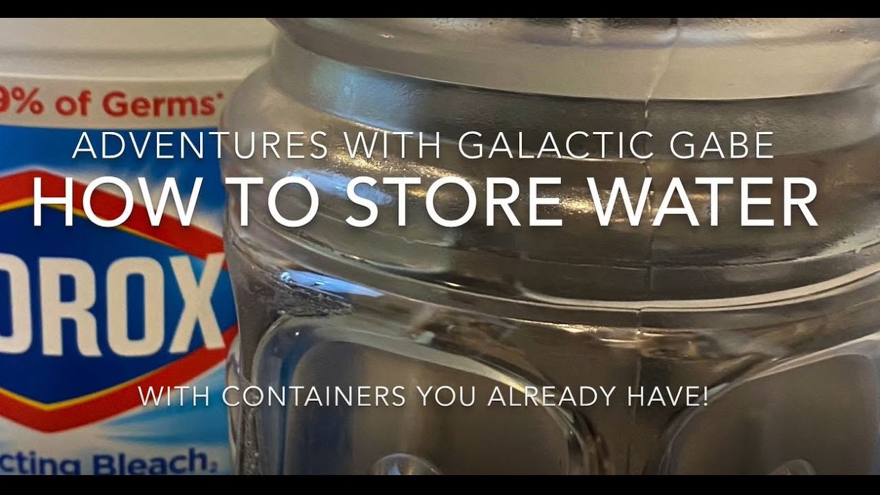 How to Store Water with Containers You Already Have - YouTube