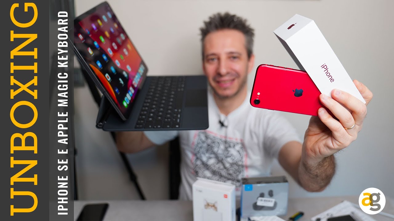 UNBOXING iPhone SE 2020, APPLE Magic Keyboard e NON SOLO! - YouTube