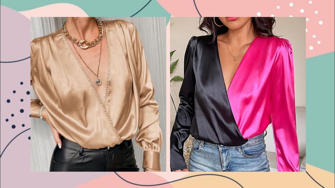 30 Best Satin tops Design images/Gorgeous Women's Satin top Ideas ...