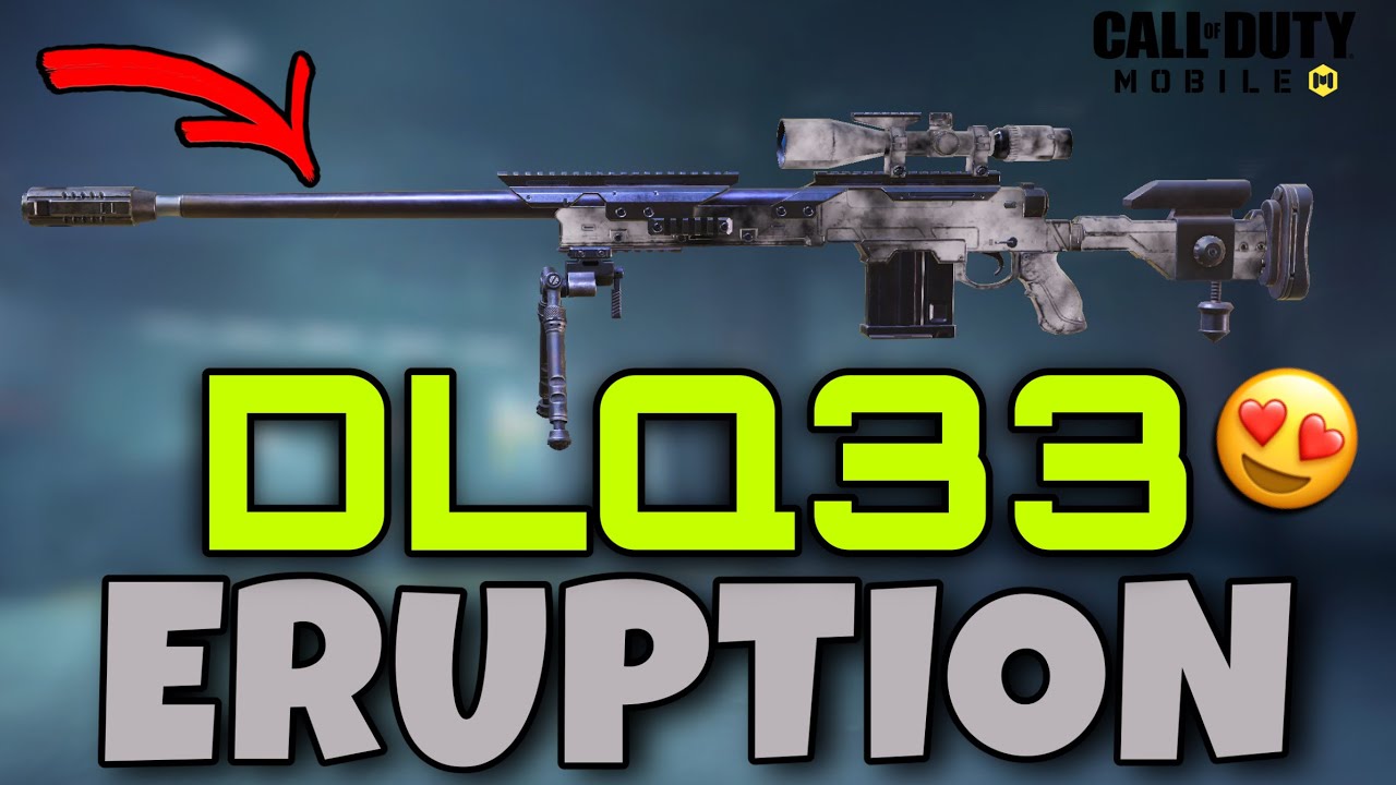 * NEW * DLQ 33 “ ERUPTION “ Animated Sniper Skin Gameplay In Ranked ...