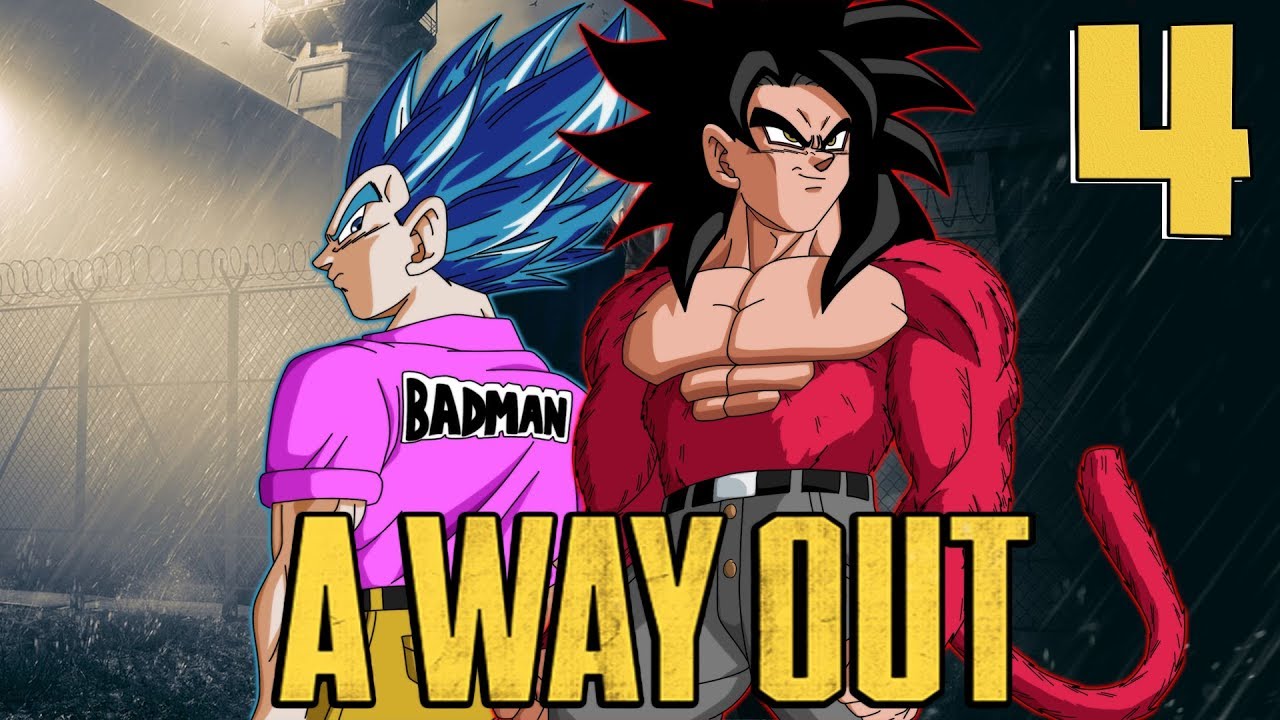 "GETTING A TRUCK" Vegeta And Slick Goku Play A Way Out - Part 4 - YouTube