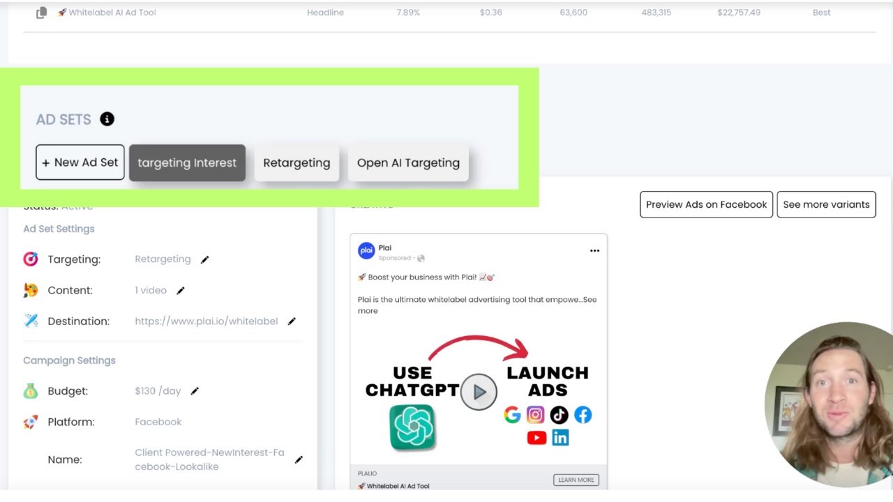Create Multiple Facebook Ad Sets to Improve A/B Testing in Plai - YouTube