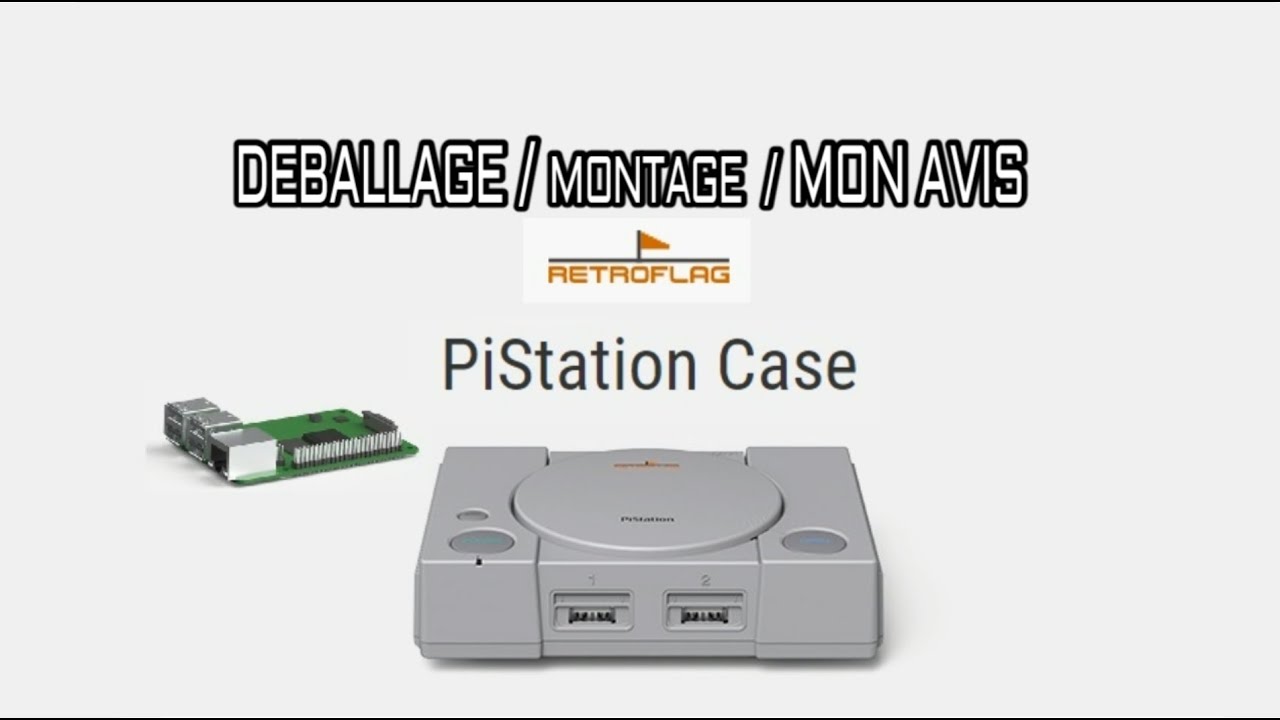 Boitier PiStation Case Mini PS1 pour Raspberry Pi 4 - YouTube