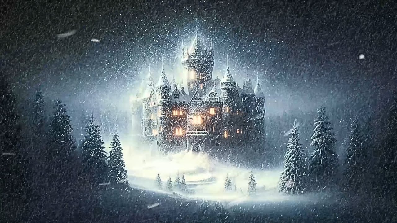 Freezing Blizzard Winter Storm | Icy Snowstorm & Strong Howling Wind ...