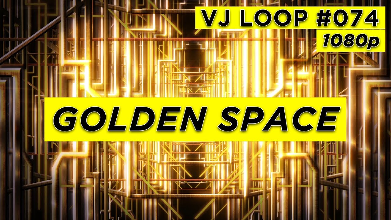 GOLDEN SPACE 1080p FREE VJ LOOP - YouTube