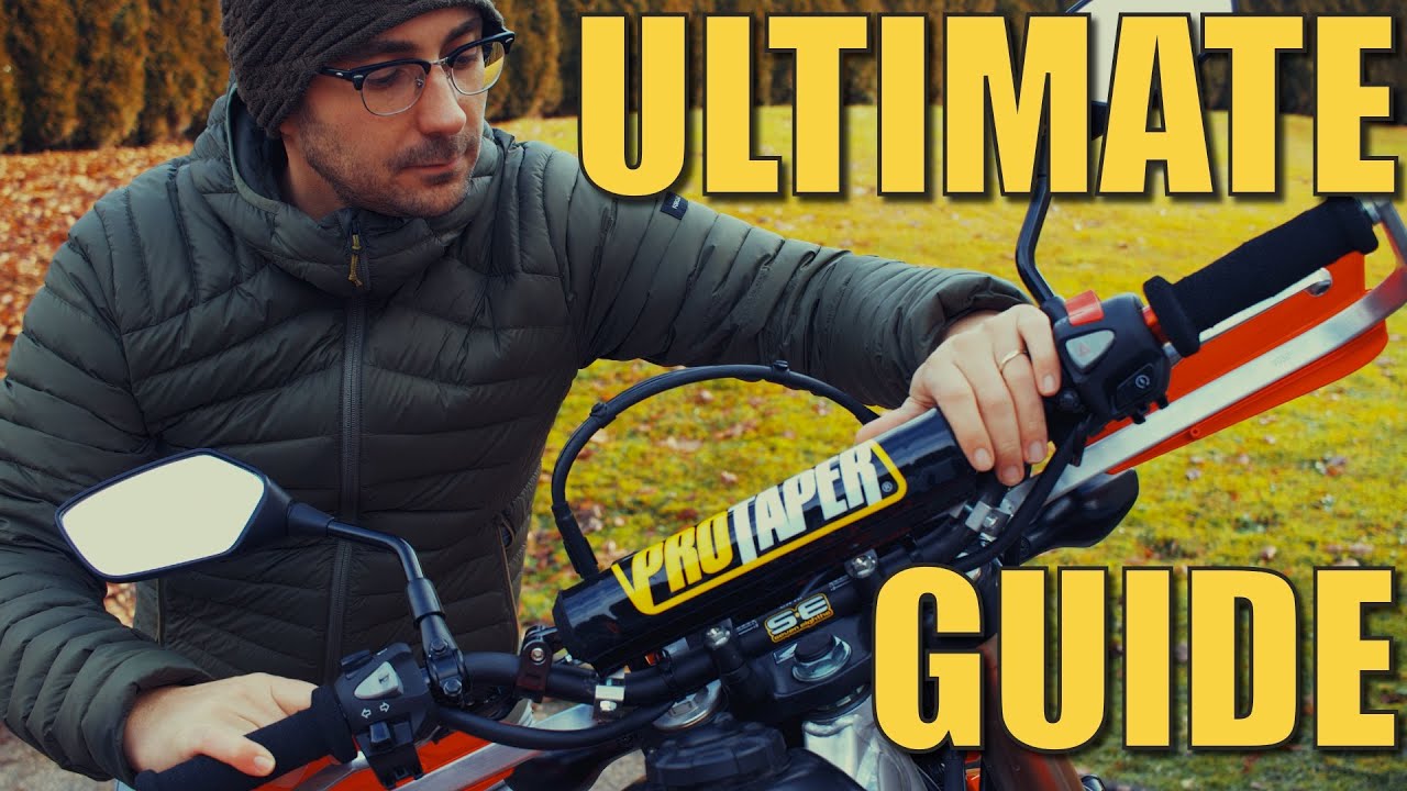 ULTIMATE HANDLEBAR GUIDE CRF300L - YouTube