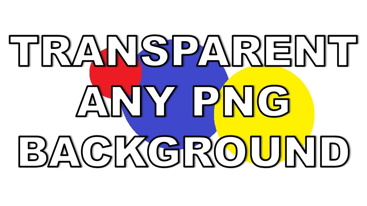 How to make transparent background in PNG file with Photoshop - 2 EASY ...