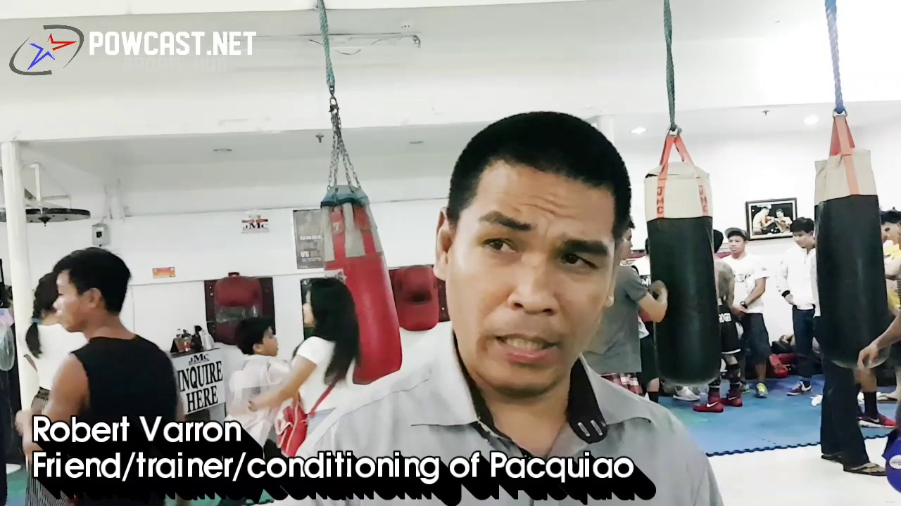 Robert Varron Tells Story about how helped Manny Pacquiao - YouTube